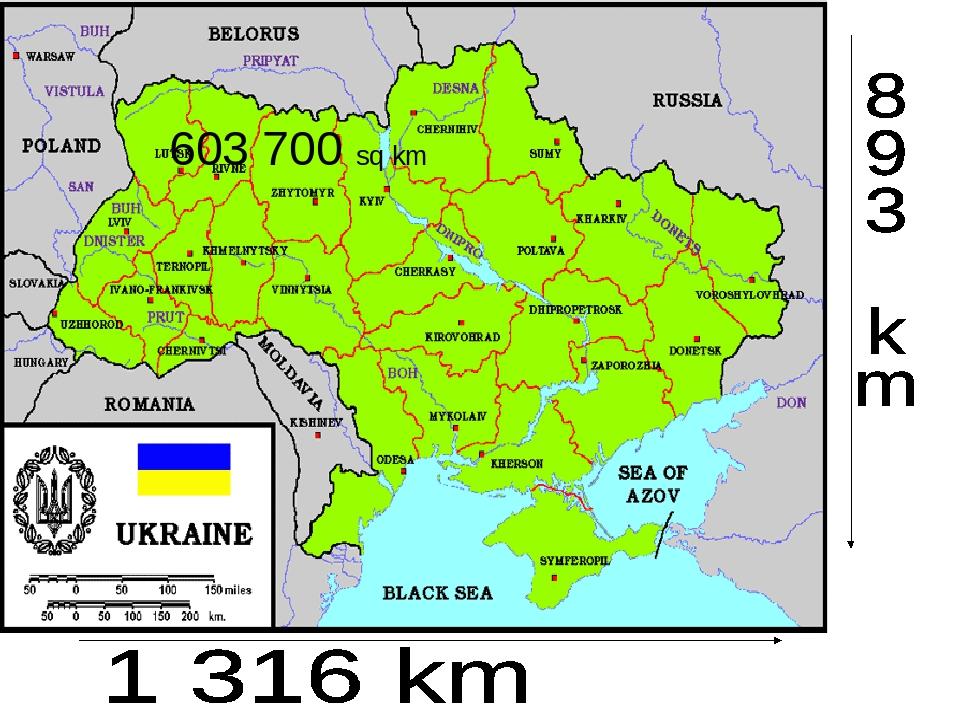 The Geographical Position and Climate of Ukraine