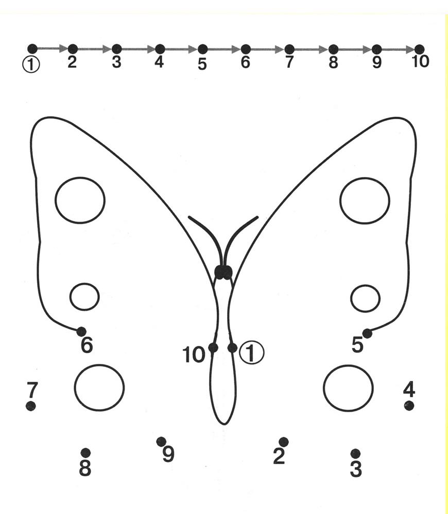 Tracing Dot To Dot By Numbers 