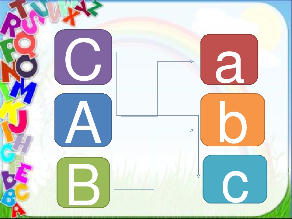 Презентація "Letters Aa, Bb, Cc"