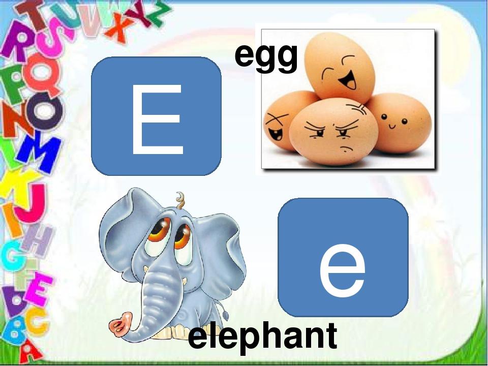 Презентація "Letters Ee,Ff, Gg" | Презентація. Англійська мова
