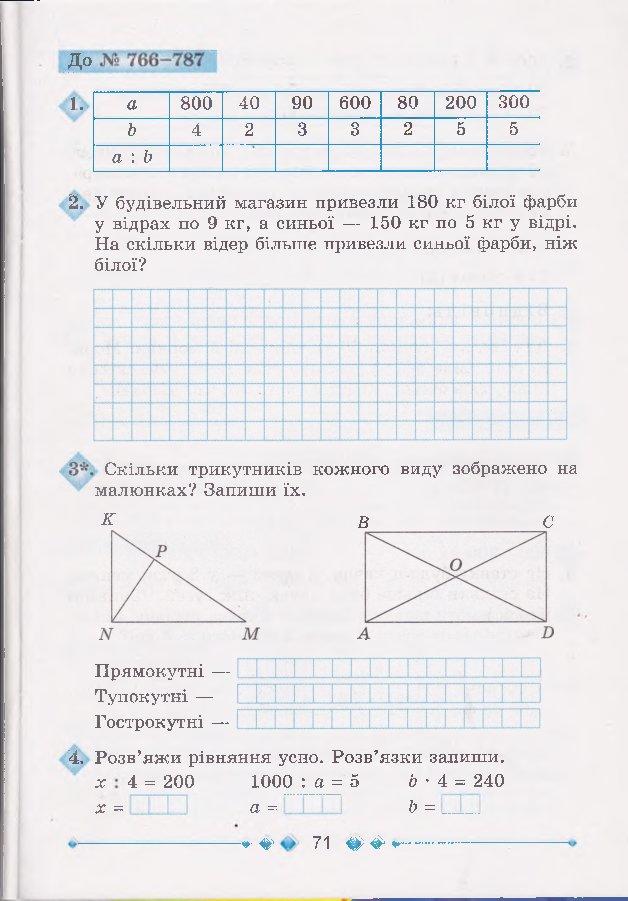 ЗОШИТ З МАТЕМАТИКИ 3 КЛАС Інші методичні матеріали Математика